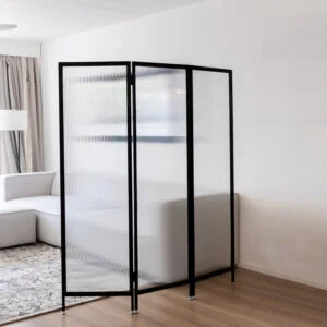 Reeded Glass Room Divider - Studio Delta
