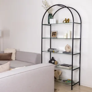 Minimalist Arched Open Shelf - Studio Delta