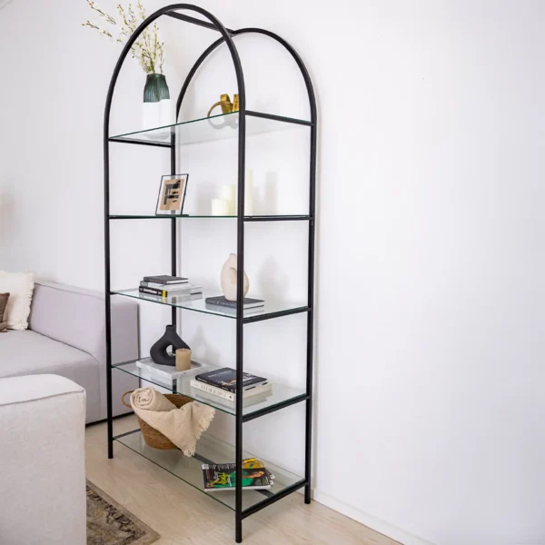 Minimalist Arched Open Shelf - Studio Delta
